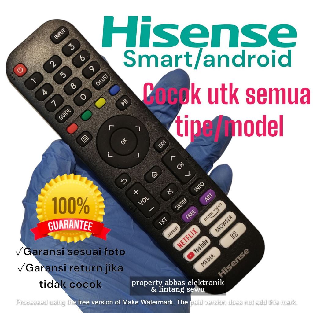 Hisense สมาร์ททีวี Android Remote Lcd Tv Led Tv Remote Replacement ...