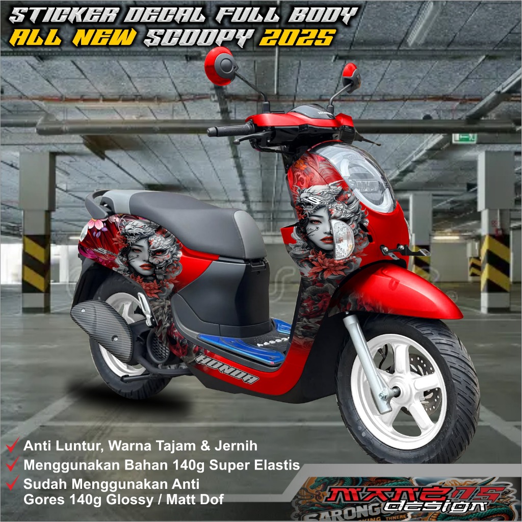ล่าสุด Scoopy Decal 2025 Full Body Limited Edition - Scoopy Sticker 2025 Full Body - Striping ...