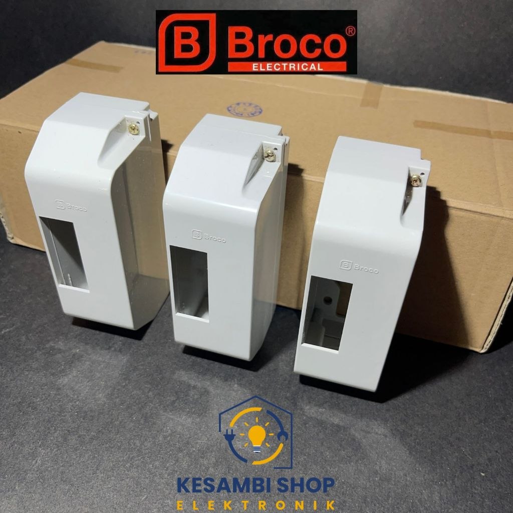 BROCO BOX MCB 1 GROUP OUTBOW BOX MCB CONTENTS 1 BROCO 17101 | Shopee ...