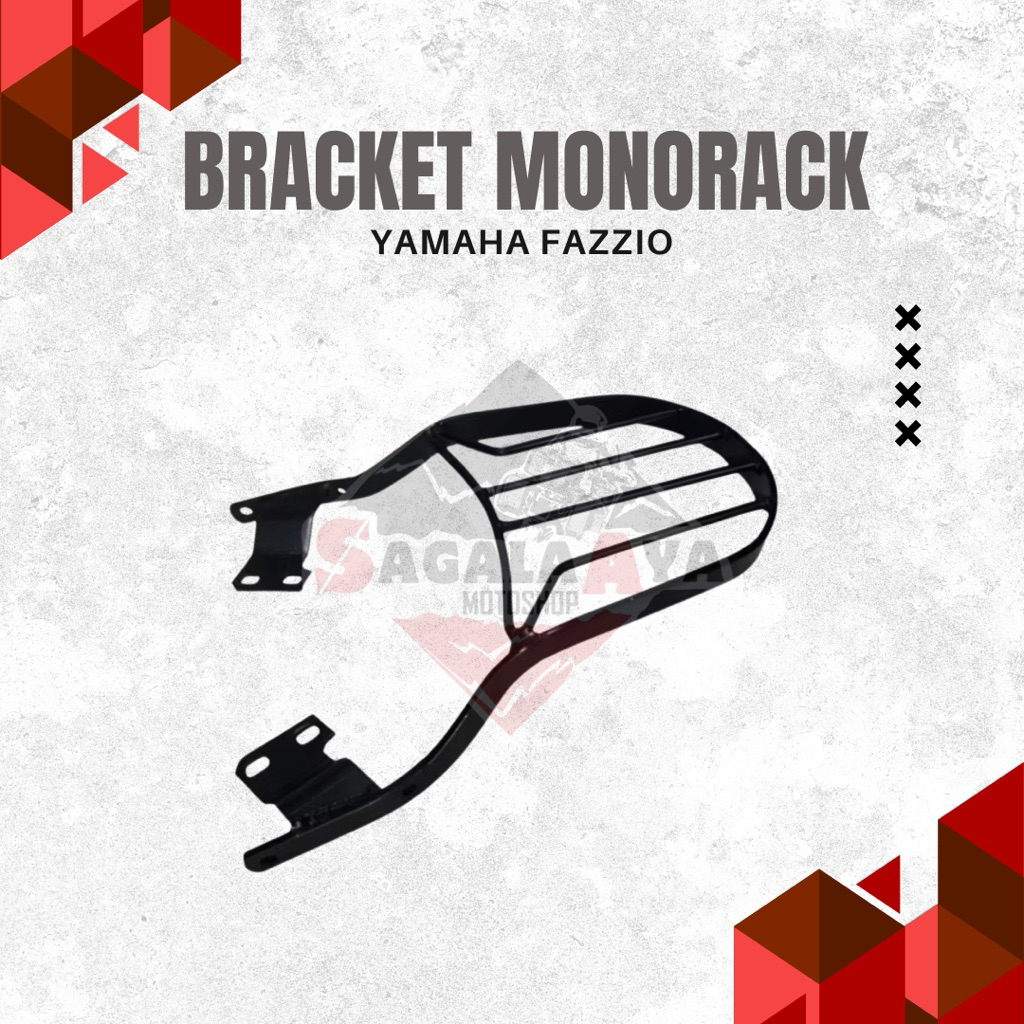 Yamaha Fazzio Monorack Top Box Bracket | Shopee Thailand