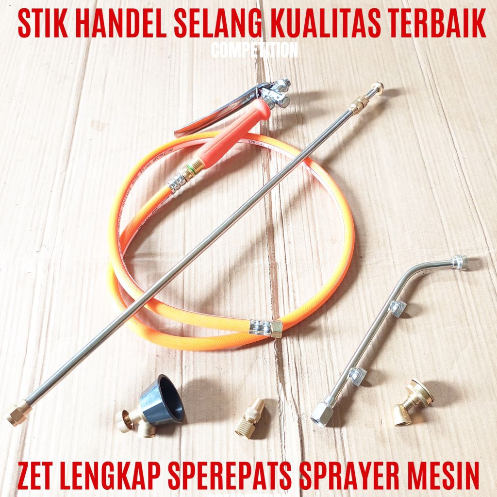 MESIN ZET COMPLETE SPREAD SPRAYER MINE PUMP STICK LENGTH 60 - CM ...