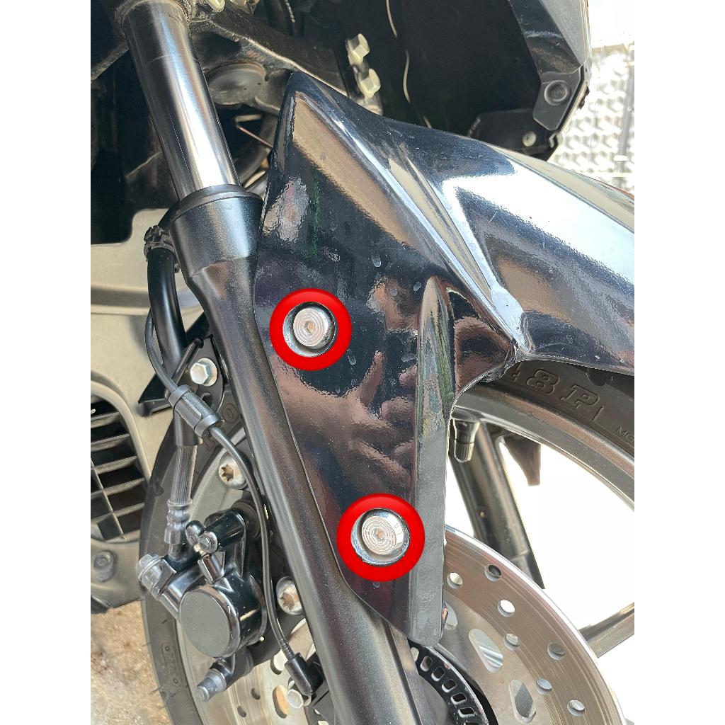 FRONT SPAKBOR BOLT (2 BOLTS) LASH BIG HEAD AEROX OLD NMAX MODEL NEW N ...