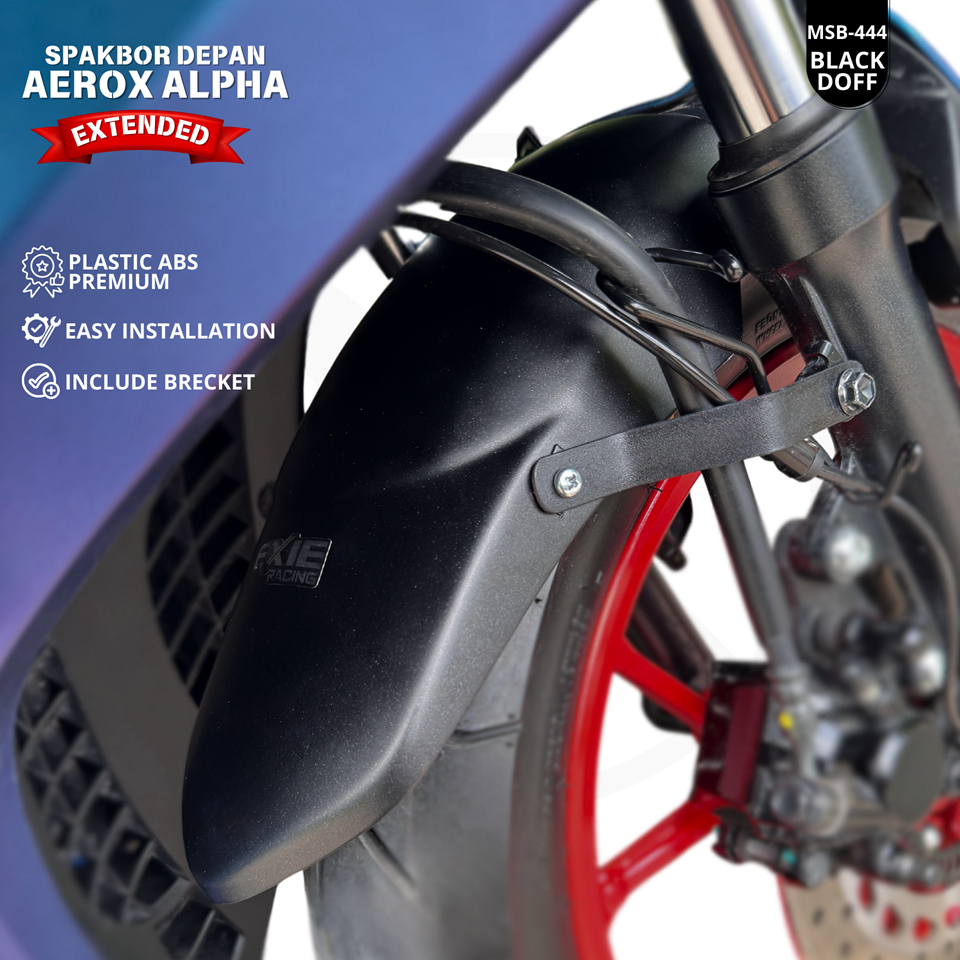 บังโคลนรถมอเตอร์ไซค์ บังโคลนหน้า Aerox Alpha Turbo - Aerox Extended ...