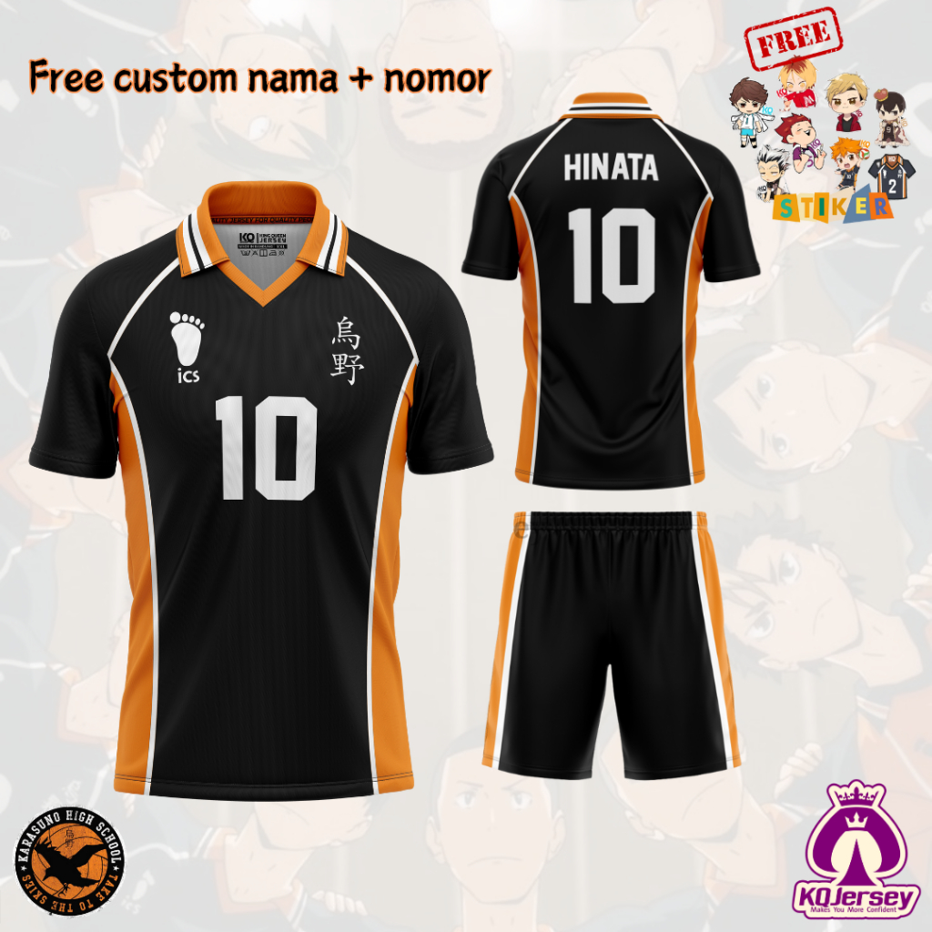 Haikyuu Jersey Karasuno Fullprint Custom Name & Number – เด็กและผู้ใหญ่ ...