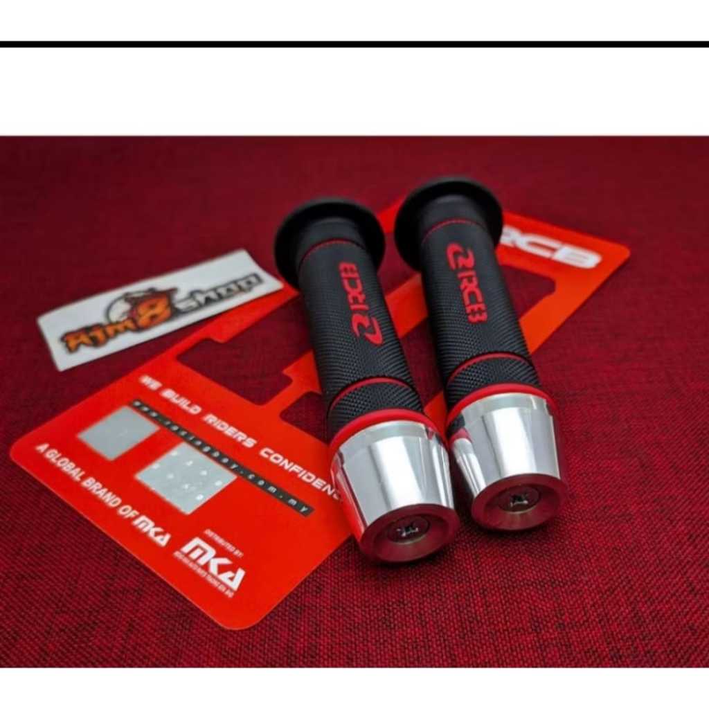 Rcb HG55 GAS COVER HAND GRIP + CHROME HANDLEBAR TRACK UNIVERSAL PCX ...