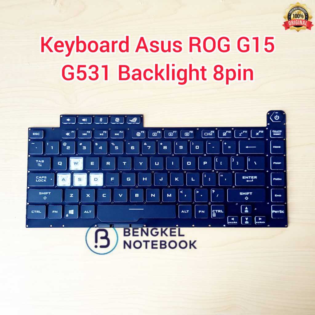 คีย์บอร์ด Asus ROG Strix G512 G512LV G512LW G512LI G531 G531GT G531G ...