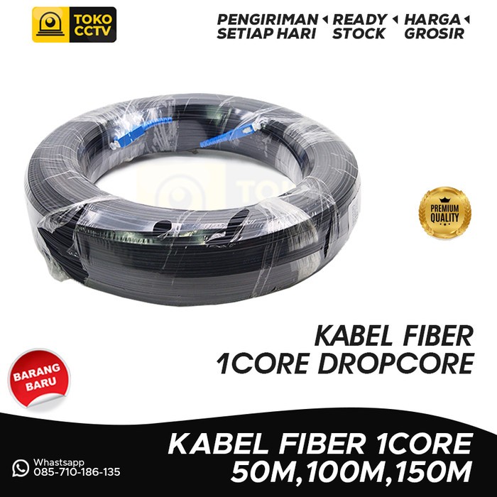 สาย Fo Dropcore 50M,100M,150M | Ftth Dropcore 1 Core Fiber Optic ...