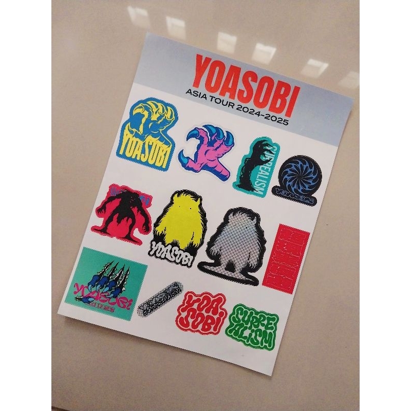 2024-2025 YOASOBI ASIAN TOUR STICKER | Shopee Thailand