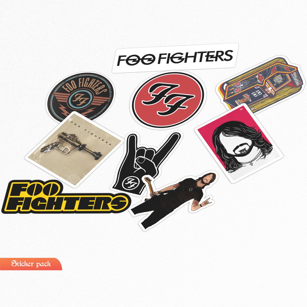 Foo Fighters Band Sticker แพ็คสติ๊กเกอร์ | Shopee Thailand