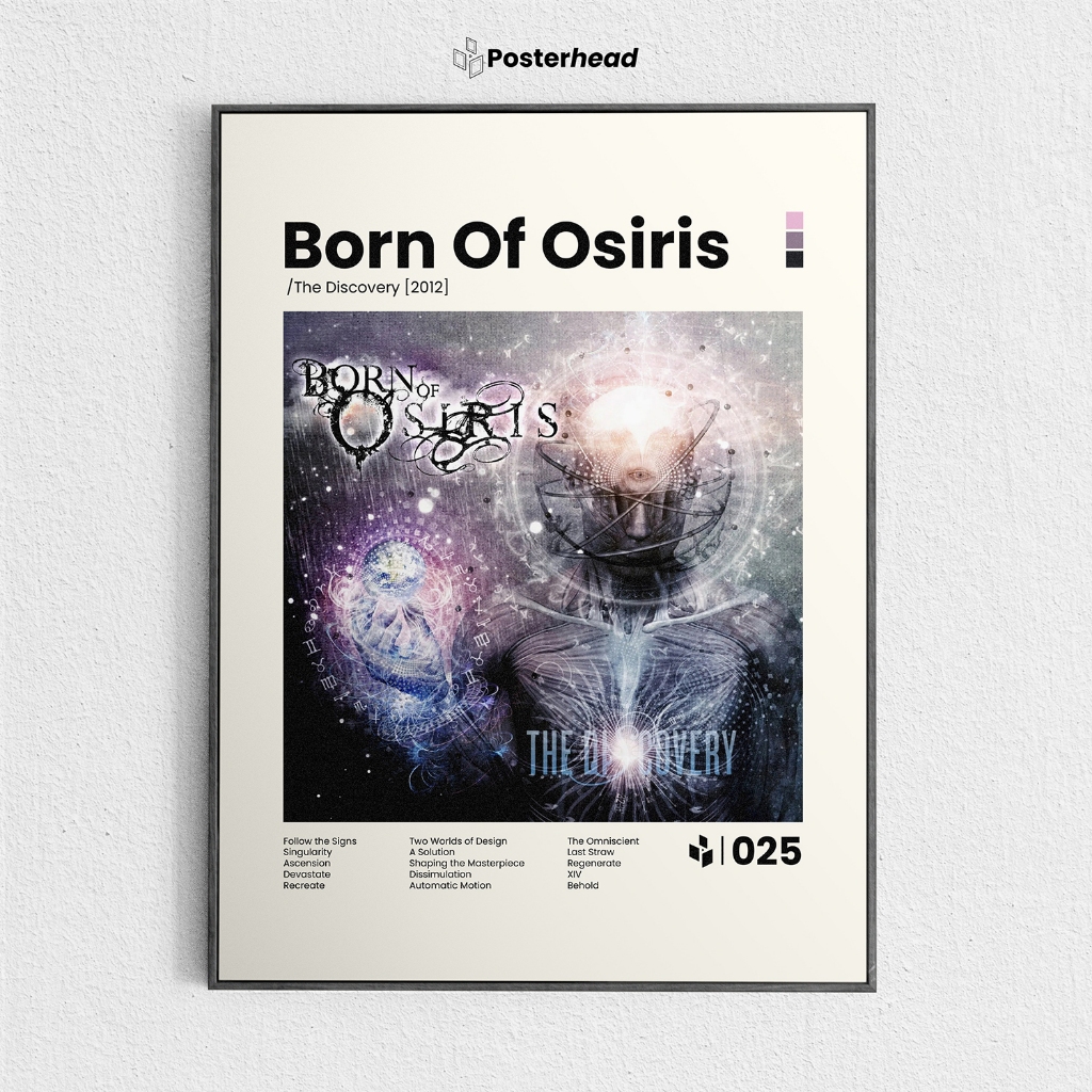 Born Of Osiris Poster - The Discovery - Frameblock - Posterhead ...