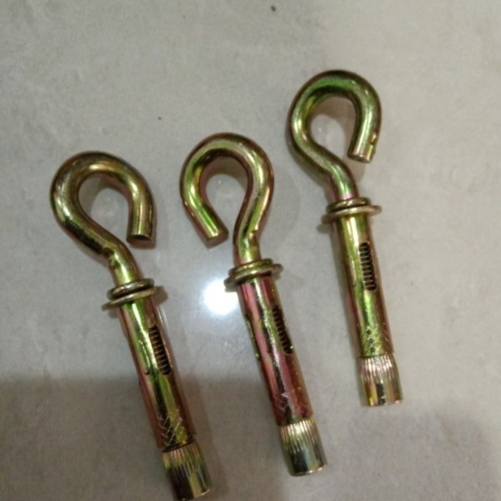 Putih Dynabolt HOLE M8 EYE BOLT SELING ANCHOR/DINABOLT แขวนสีขาว 8x45 ...
