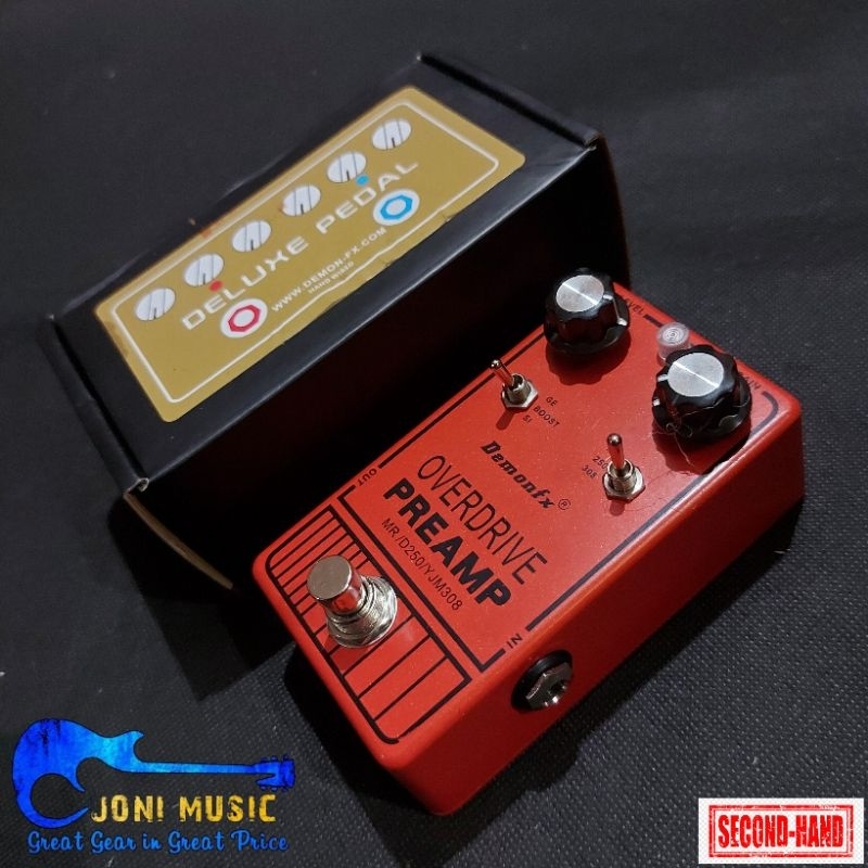 Demonfx Overdrive Preamp MR / D250 / YJM308 เอฟเฟกต์กีตาร์ | Shopee ...