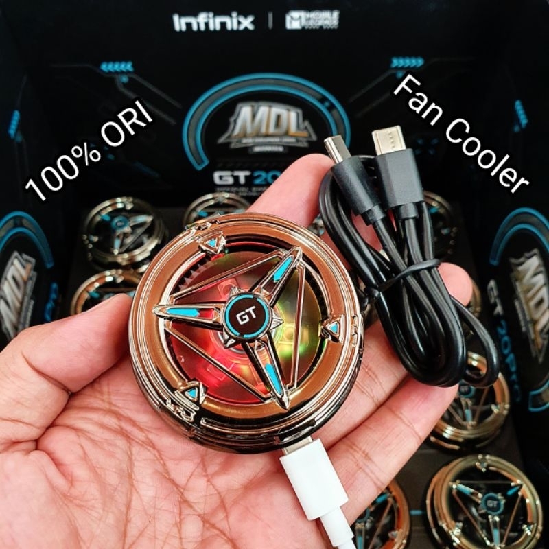 HP Fan Gaming Cooler infinix Gt 20pro || L GT 20pro สายดาต้าเกมมิ่ง ...