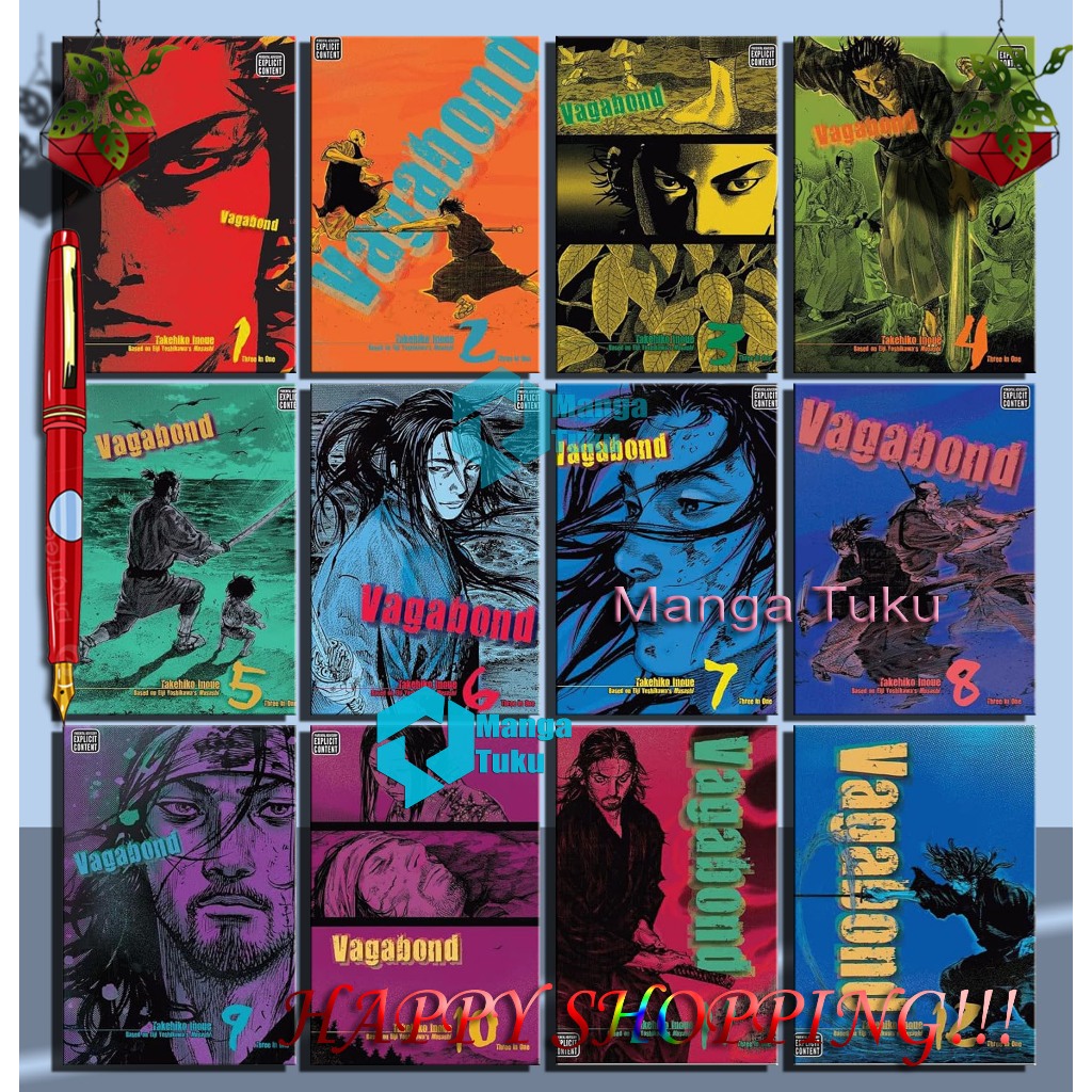 Vagabond (VIZBIG Edition) Complete Collection Manga Set (Vol 1-12) โดย ...