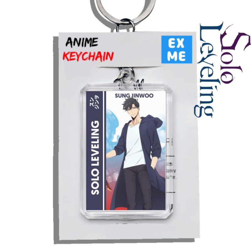 GANTUNGAN Solo Leveling Keychain - พวงกุญแจ Solo Leveling - พวงกุญแจ ...