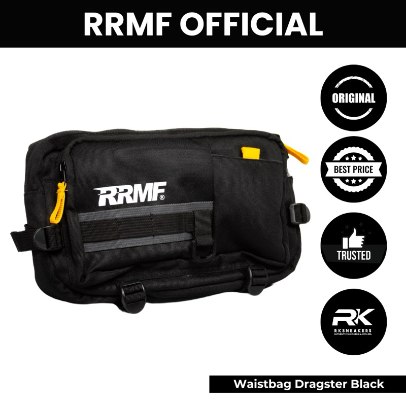 RRMF Waistbag Dragster Black (5.1 ลิตร) ของแท้ 100% | Shopee Thailand
