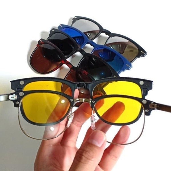MATA Clip-on plus 5 เลนส์ / 5 in 1 Clip-on polarized FREE 5 LENS ...