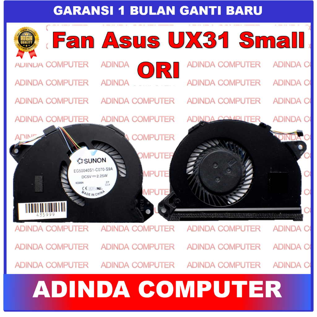 พัดลม Asus Zenbook UX31 UX31A UX31E Small ORI | Shopee Thailand