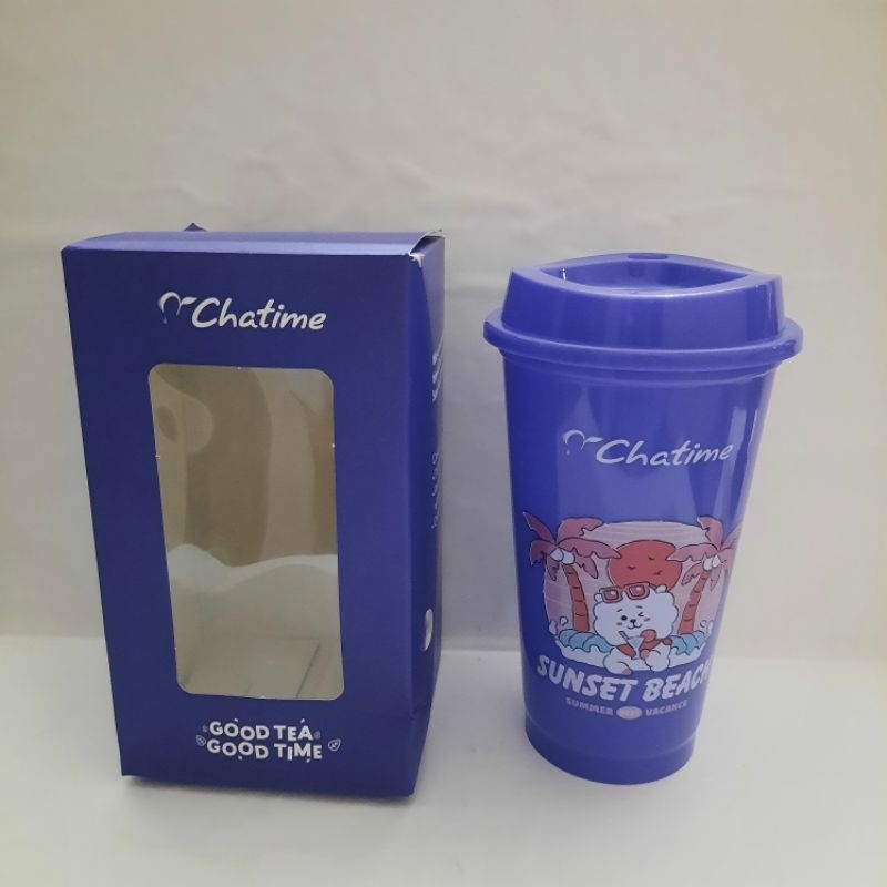 Reusable Cup BT21 X CHATIME Official Line friends (450 ml) | Shopee ...