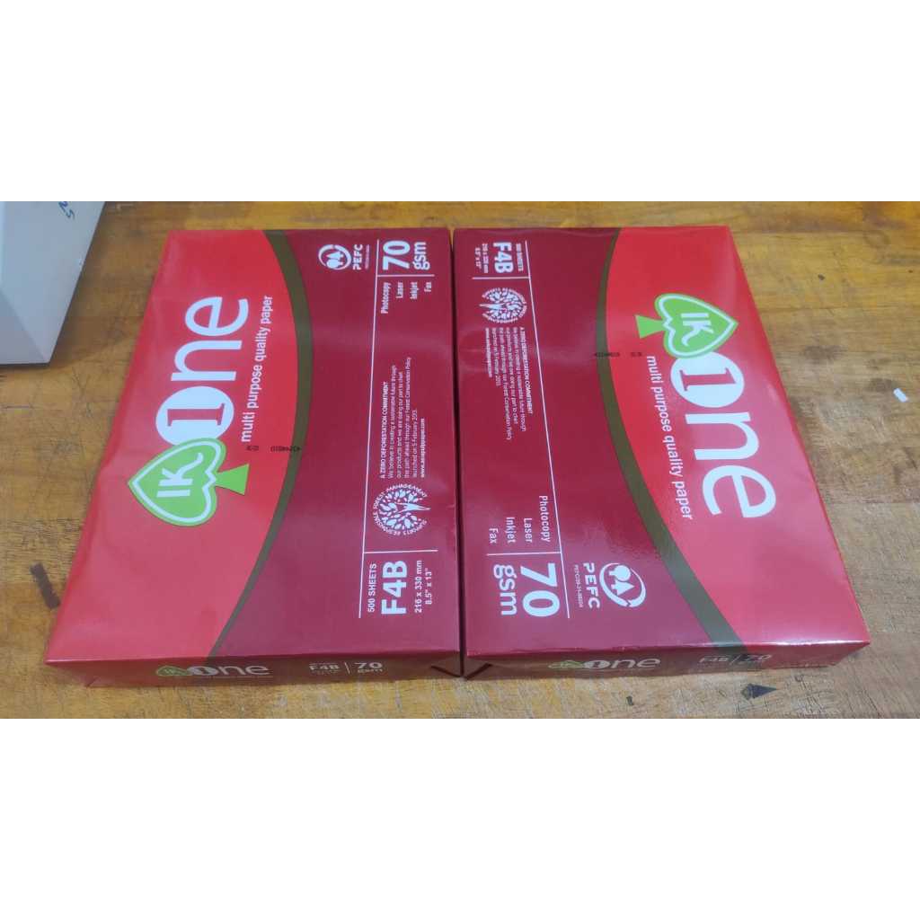 AONE BRAND F4 PAPER 70 GRAM 1 RIM (500 แผ่น) | Shopee Thailand