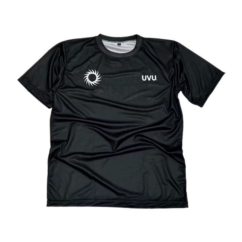 Uvu Running Jersey สีเทาเข้ม ใหม่/Uvu Running Jersey สีเทาเข้ม 25/26 ...