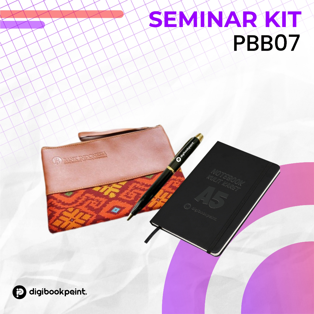 Pbb 7 Custom Kit Seminar | กระเป๋าหนัง, สมุดบันทึกหนังยาง, ปากกาเหล็ก ...