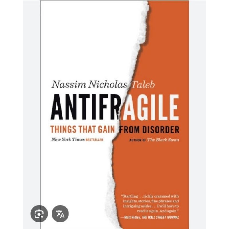 หนังสือ Antifragile Things ที่เสริมจาก Disorder | Shopee Thailand