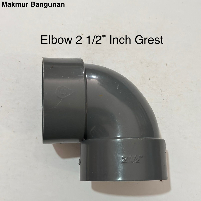 ข้องอ 2 1/2" นิ้ว Grest หนา | Knee / Keni L 2 1/2 Grest | การเชื่อมต่อ ...