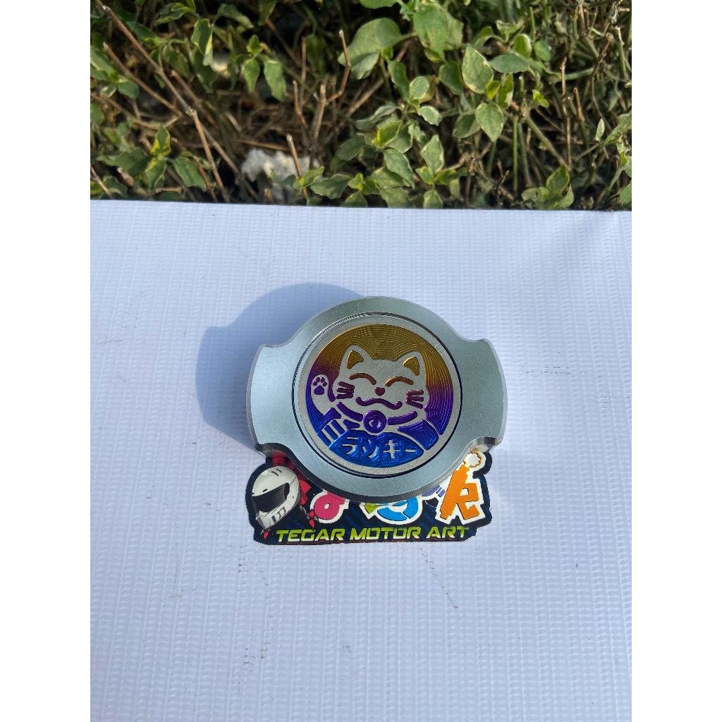 ฝาครอบฝาปิดหม้อน้ํา CNC Titanium Cat nmax aerox Lexy Vario 125 150 160 ...