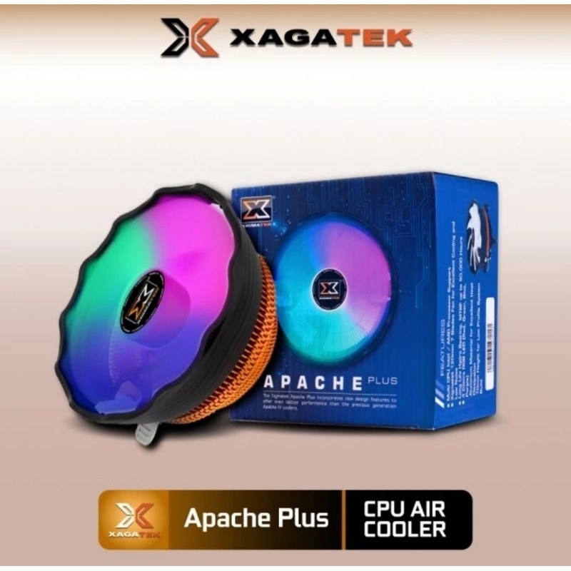 พัดลมระบายความร้อน Xagatek Apache Plus Rgb Xigmatek Intel amd | Shopee ...