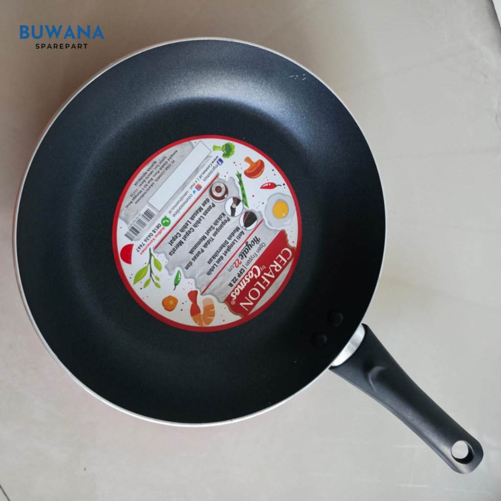 Cosmos Ceraflon Non Stick Fry Fan Royale กระทะ 22 ซม. CFP และ 24 ซม. ...