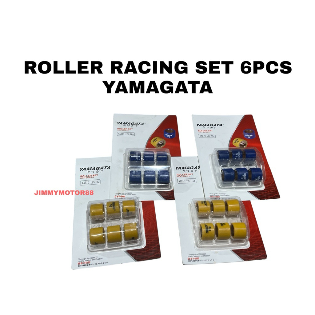 RACING ROLLER SET 6 PCS VARIO 125/150/160 PCX ADV STYLO GENIO BEAT ใหม่ ...