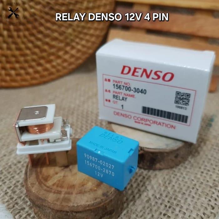 DENSO BLUE RELAY 12V 4 FEET / 4 PIN UNIVERSAL | Shopee Thailand