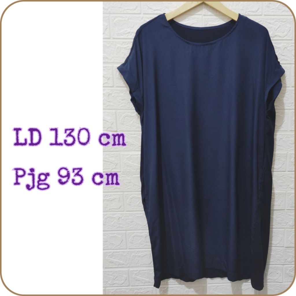 ANNE LULU Dress เสื้อยืดรวมร่มชูชีพสีกรมท่า | Shopee Thailand