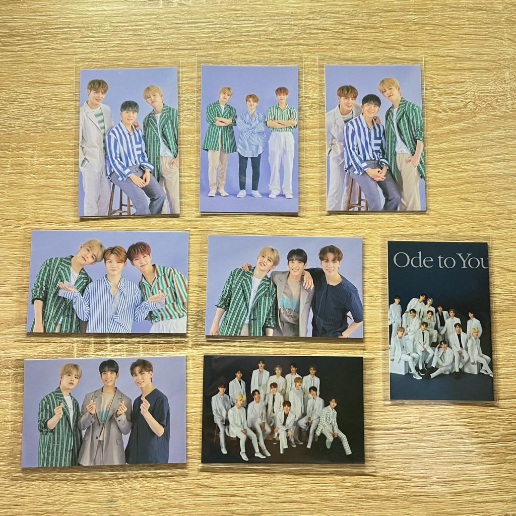 Seventeen ODE TO YOU การ์ดสะสมอย่างเป็นทางการ Leader Unit OT13 Mingyu Seungkwan Scoops Hoshi ...