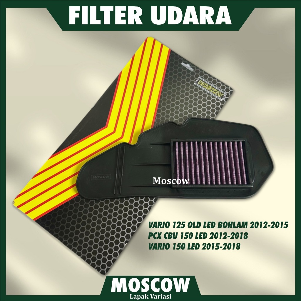 HYBRID AIR FILTER MOSCOW VARIO 125 VARIO 150 OLD LED BHOLAM หลอดไฟ KZR ...