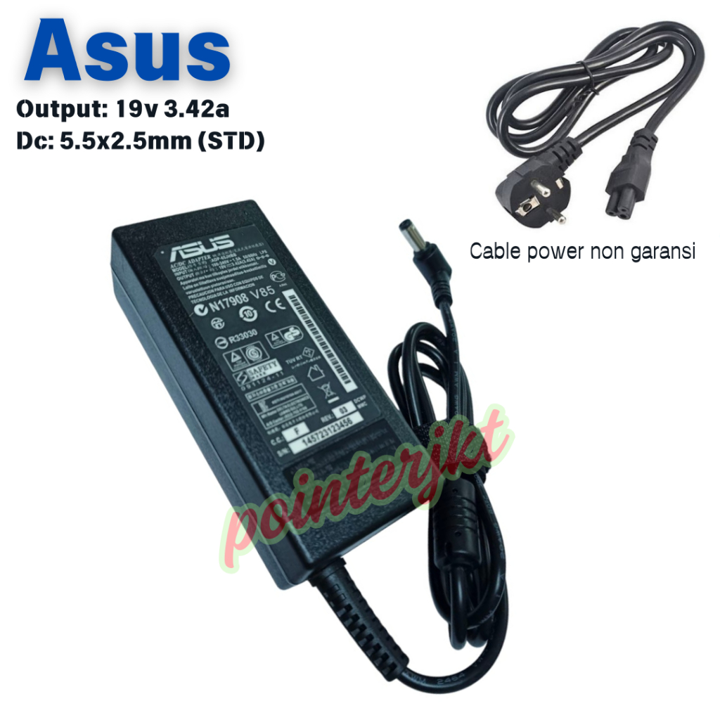 Asus Vivobook Ultrabook S400 S400C S400CA 19v 3.42a อะแดปเตอร์ชาร์จแล็ป ...
