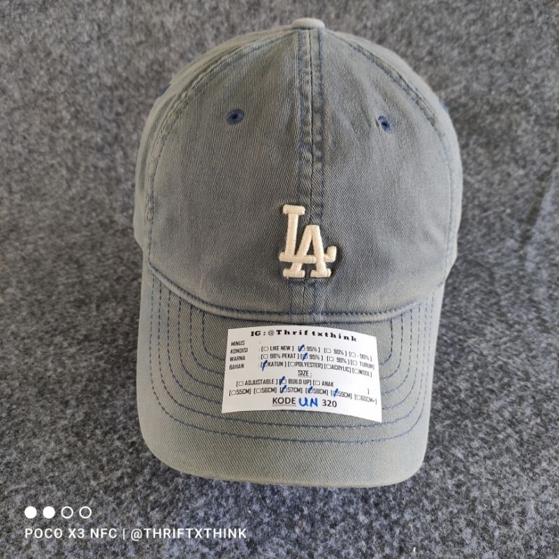 Mlb BISBOL BUILD UP CAP HAT LA UN320 โลโก้ | Shopee Thailand