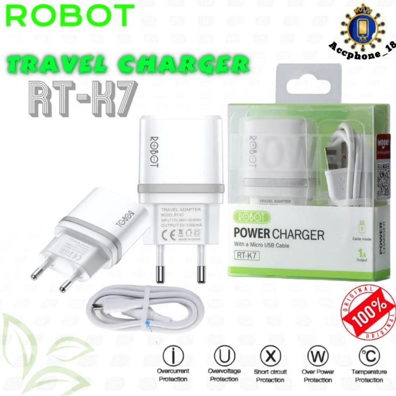 รพ. 25.300 Min order 5 // ROBOT RT-K7 Fast Charging Original Micro ...