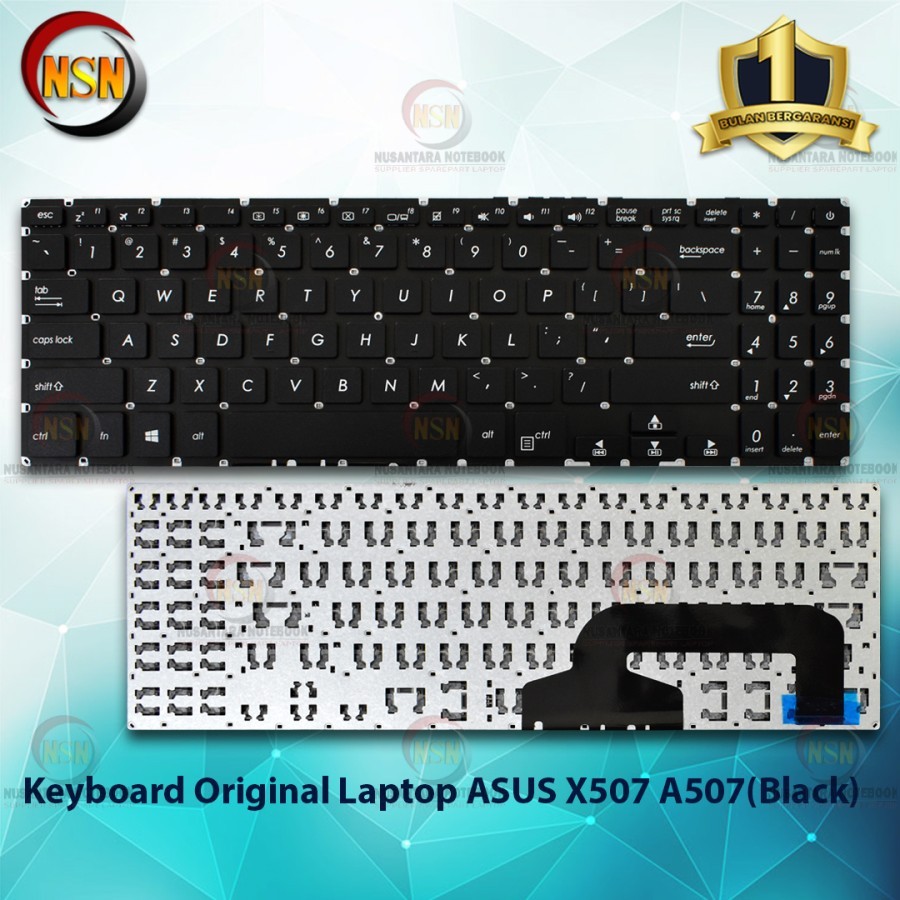 แป้นพิมพ์แล็ปท็อปต้นฉบับสําหรับ ASUS X507 A507 (สีดํา) | Shopee Thailand