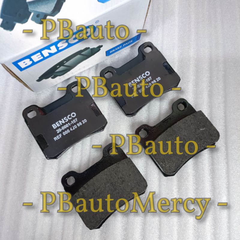 ผ้าเบรคหลัง W124 300E 230E E220 W202 C180 Bensco - ผ้าเบรคหลัง mercedes ...