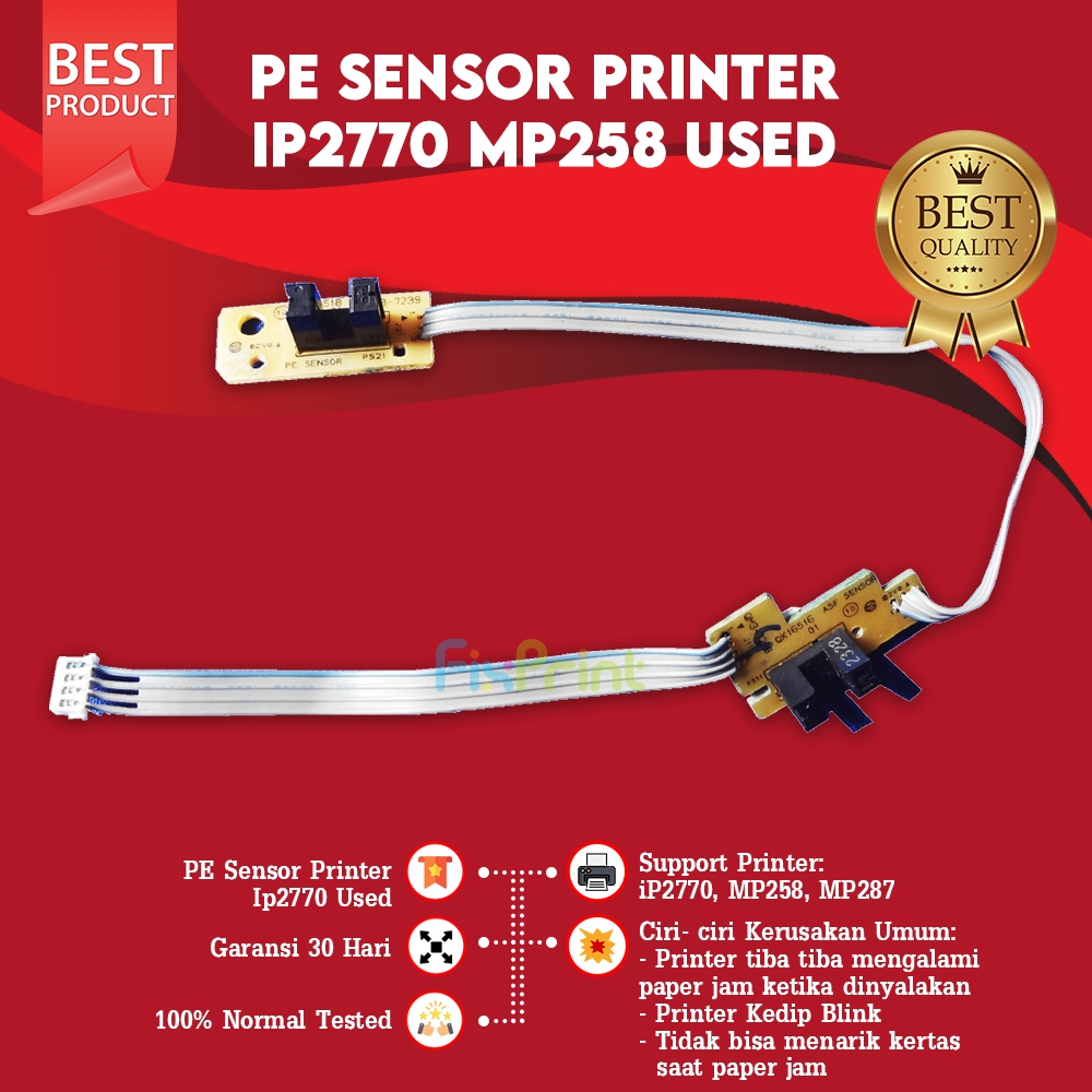 Pe Paper Puller Sensor ASF เครื่องพิมพ์ IP2770 2770 MP258 258 MP287 287 ...