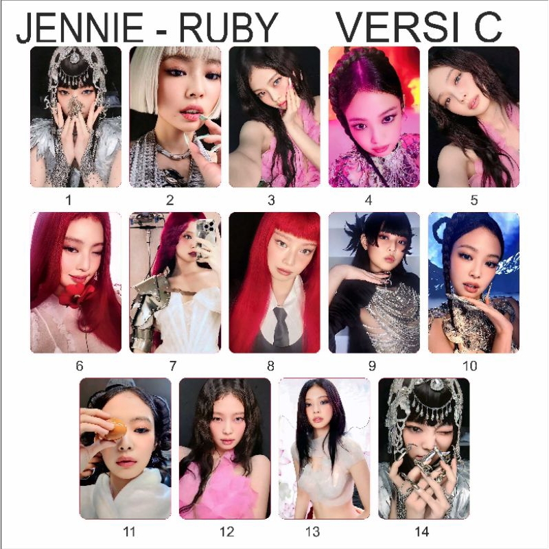 (ONE Can) Jennie Ruby Like Jennie Photocard Kpop | Shopee Thailand