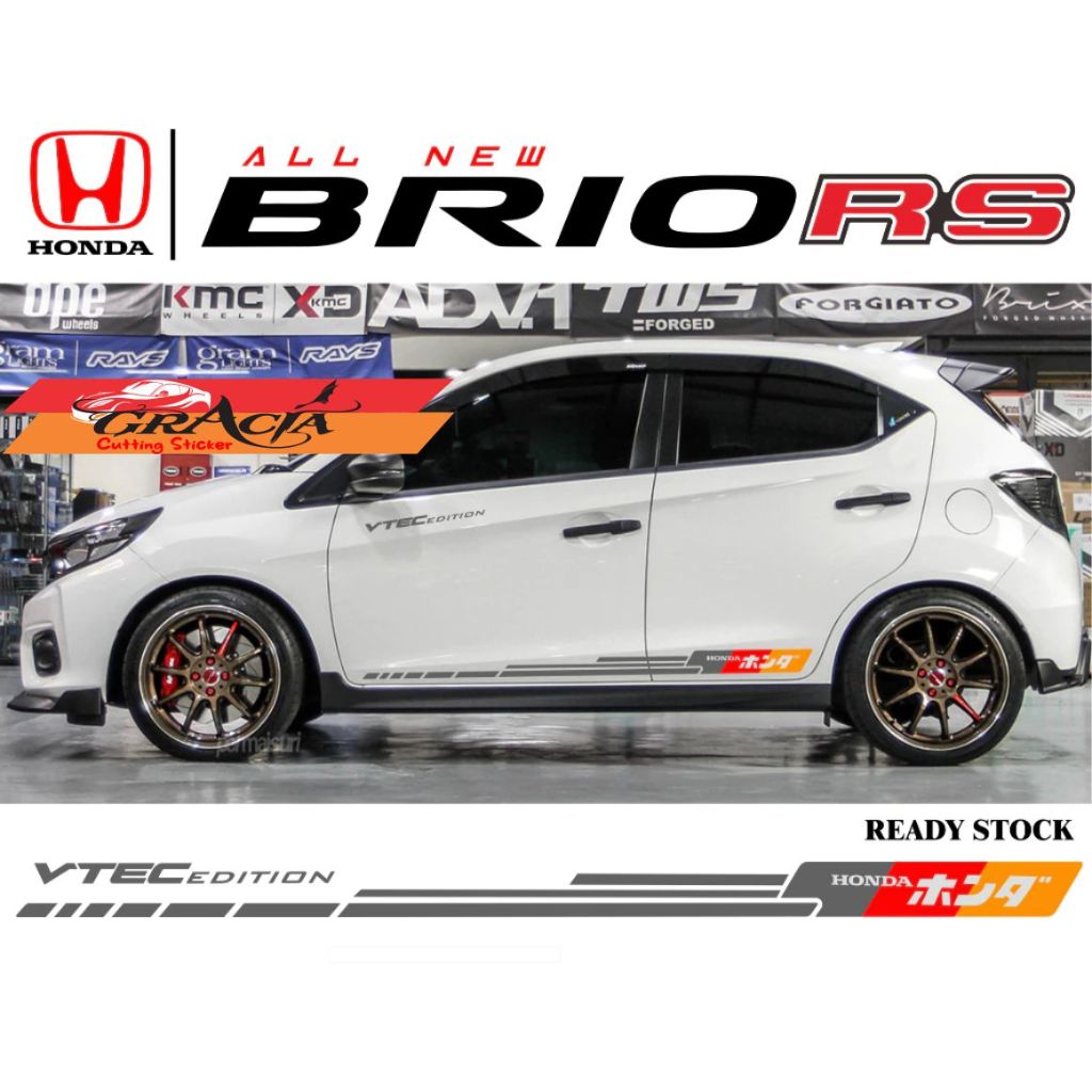 สติ๊กเกอร์ BRIO ALL NEW BRIO HONDA BRIO ACCESSORIES HONDA BRIO SIDE ...