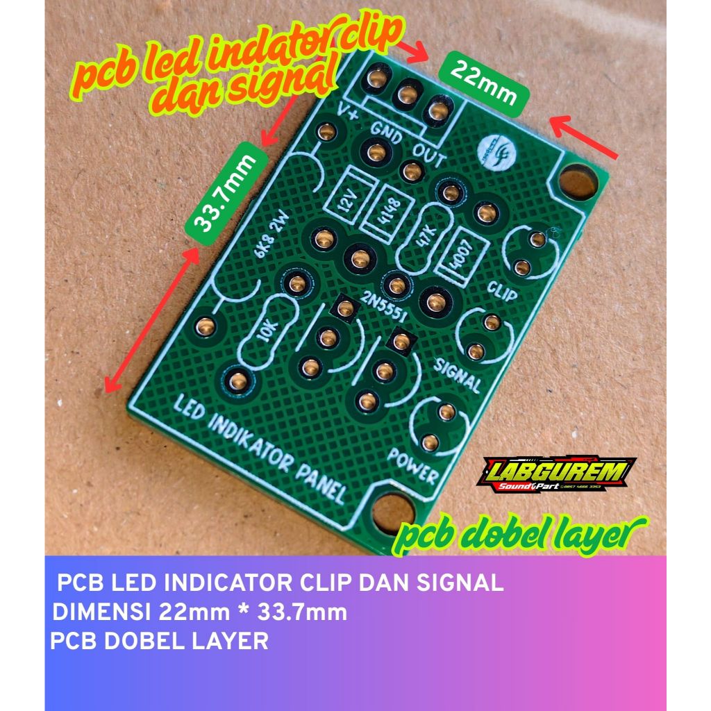 LED PCB INDICATOR CLIP SIGNAL POWER สองชั้น | Shopee Thailand