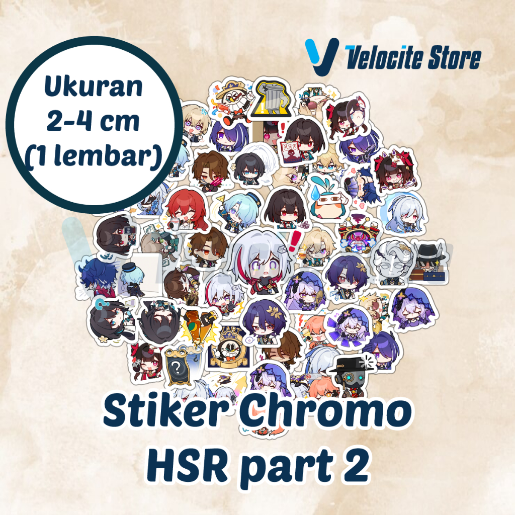 ChronoHonkai Star Rail HSR Sticker Part 2 ขนาด 2-4 ซม. (1 แผ่น ...