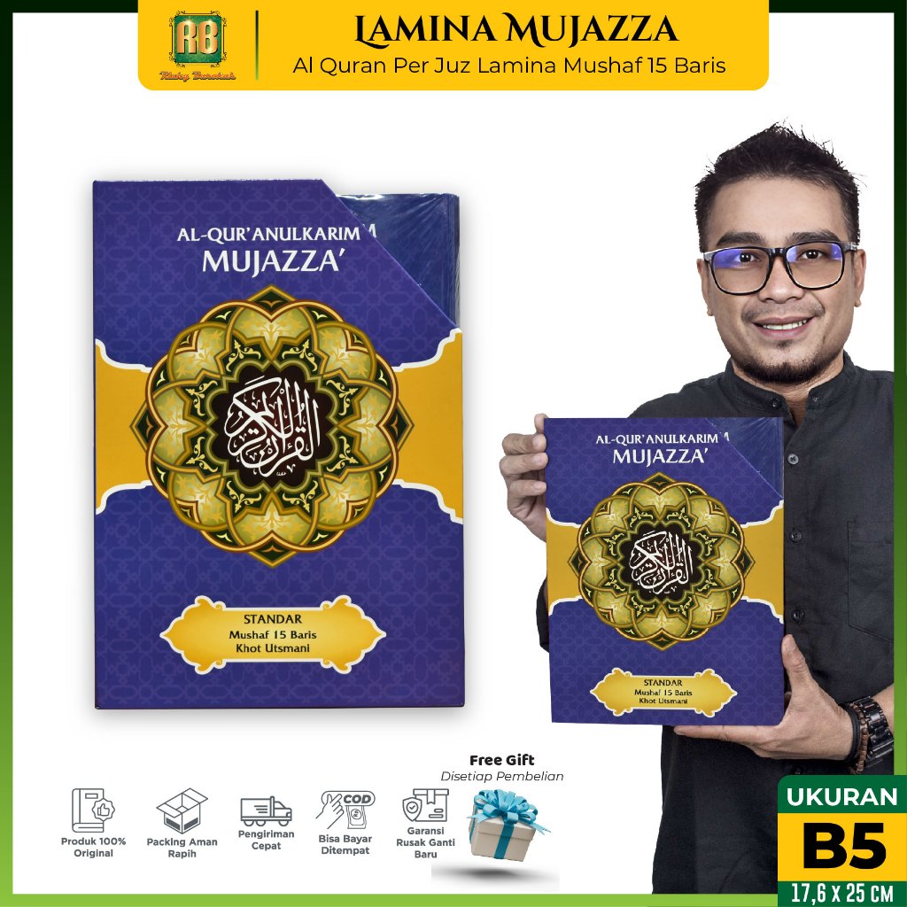 Al-Qran Per Juz Besar, Quran Per Juz-All-Qran Lamina Musz B5 - Quran 30 ...