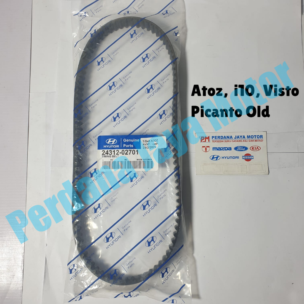 สายพานไทม์มิ่ง Hyundai Accent Cakra Atoz i10 KIA Visto Picanto Old ...