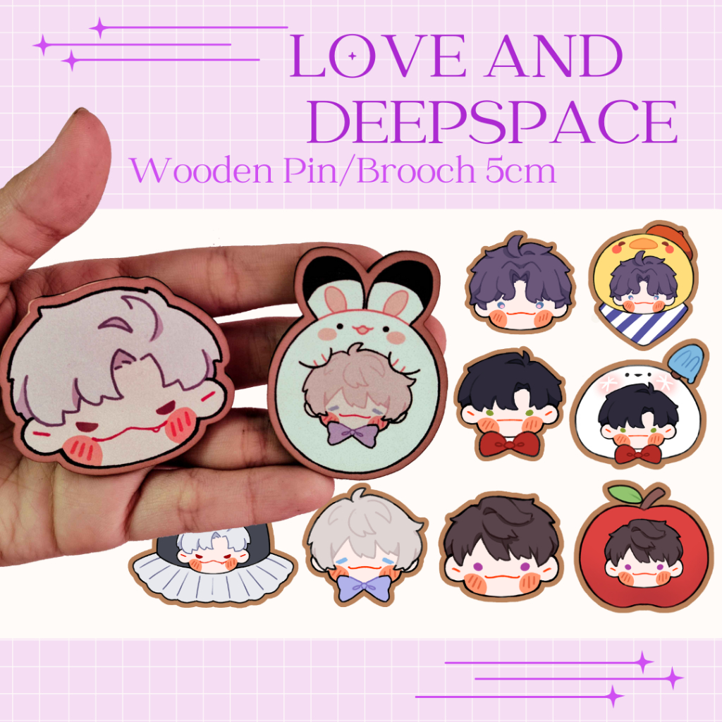[คณิตศาสตร์] พินไม้/โบรoch Love and Deepspace Sylus Xavier Rafael Caleb ...