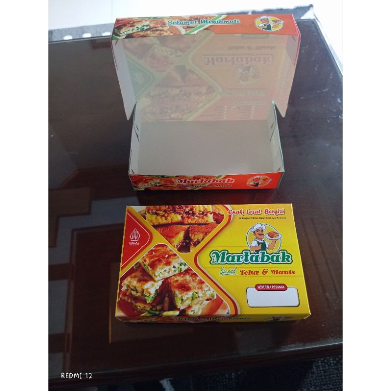 บรรจุภัณฑ์ Martabak 100 แผ่น / Martabak Box / Sweet Martabak & Egg ...